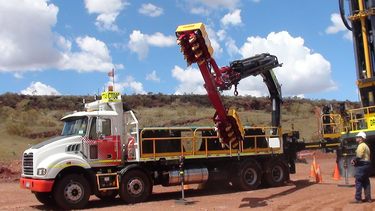 Semi Autonomous Drill Rod Handler | Plantman